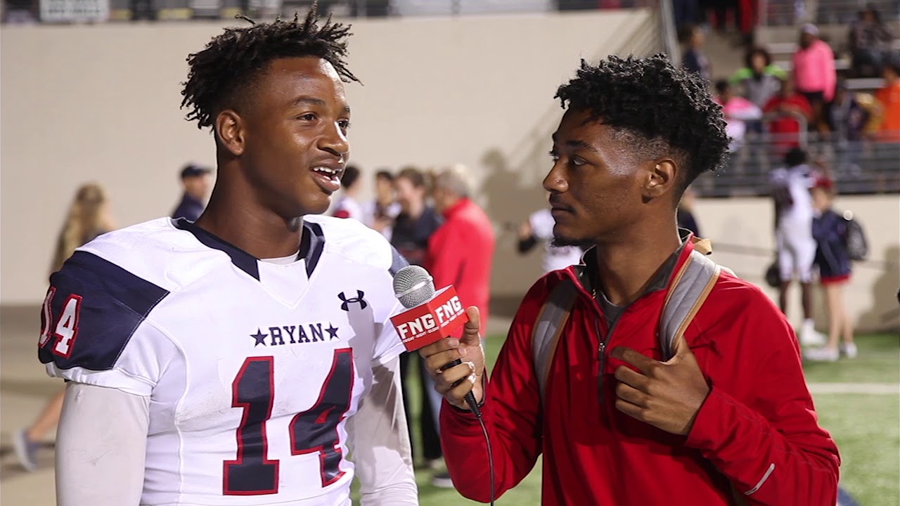 Denton Ryan RB S Tra Smith WR Jamarion Robertson 9-28 - YouTube