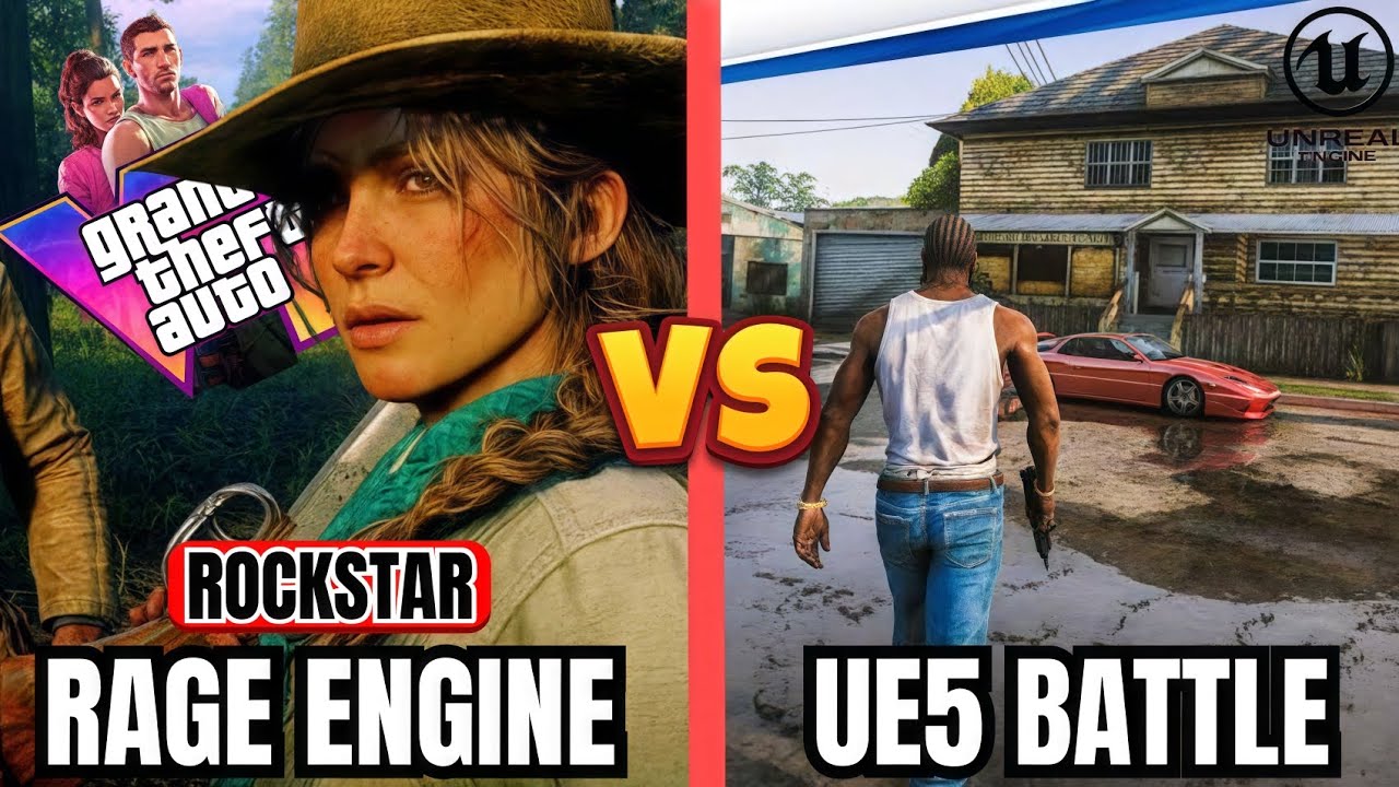 GTA 6’s RAGE Engine vs Unreal Engine 5 – Which One is More Powerful ...
