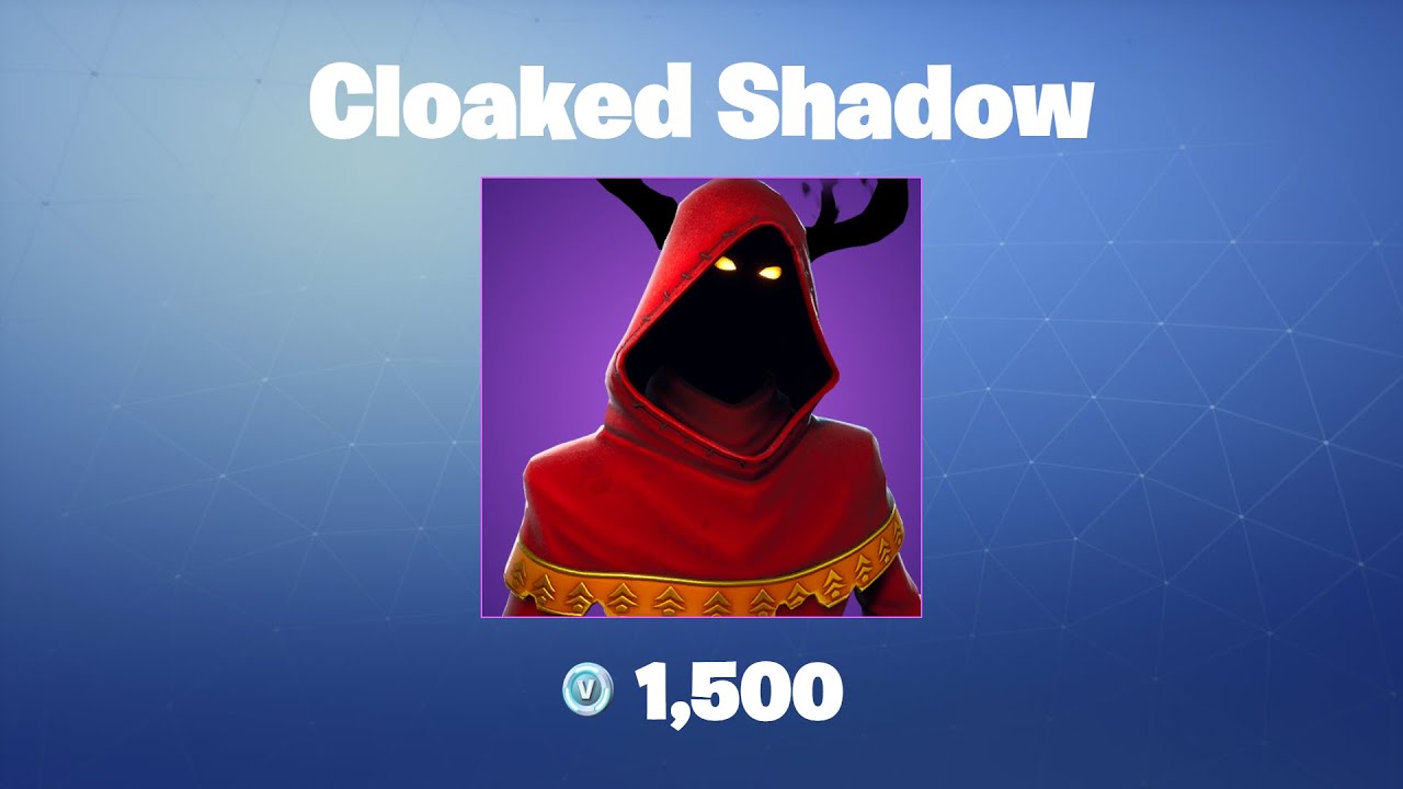 Cloaked Shadow | Fortnite Outfit/Skin - YouTube