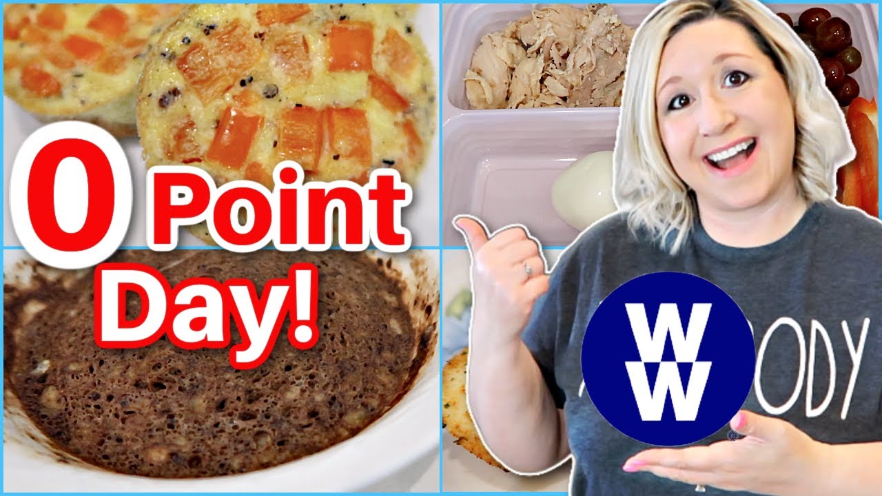 0 POINT MEALS, FULL DAY, WEIGHT WATCHERS - YouTube