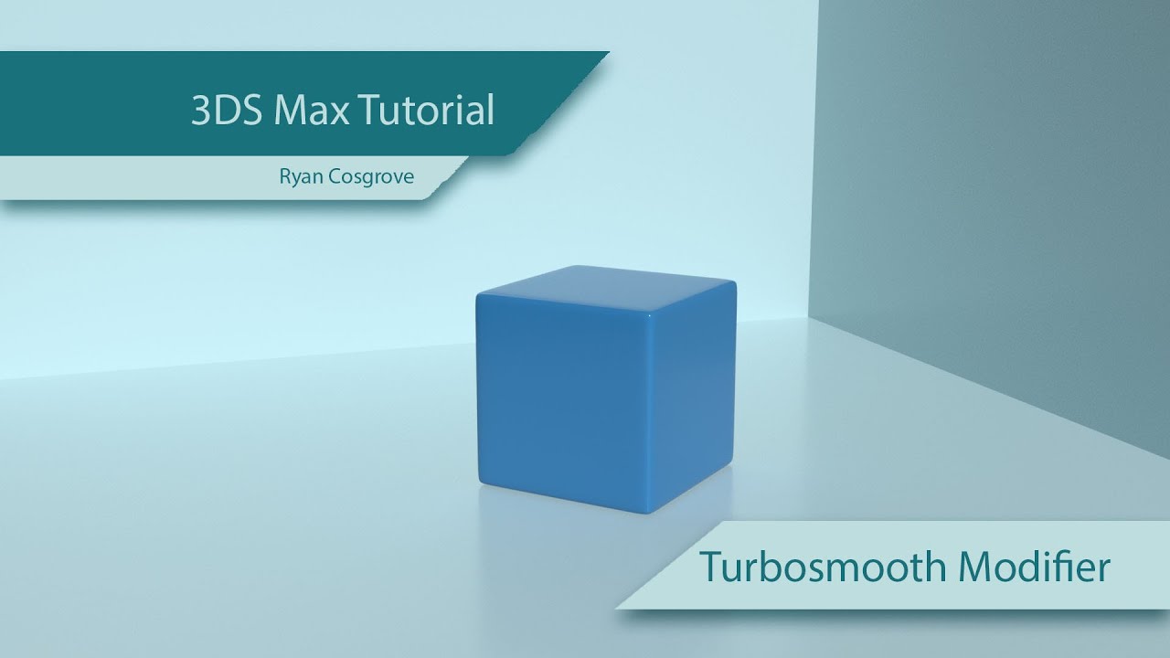3DS Max Turbo Smooth Tutorial - YouTube