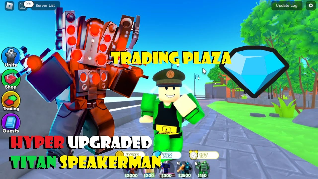 ROBLOX- TỪ O ĐẾN 26K GEMS MUA ĐƯỢC HYPER UPGRADED TITAN SPEAKERMAN-[⏰ ...