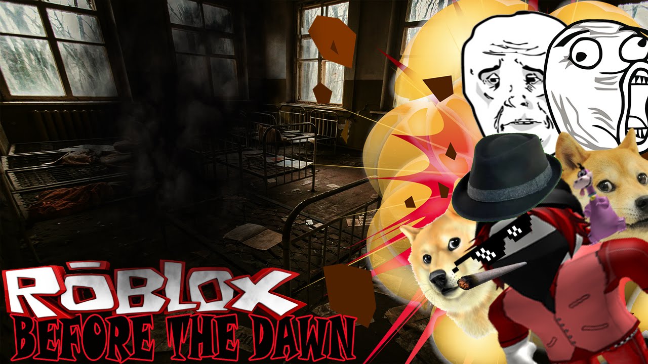 Roblox :Before The Dawn Version Extreme MLG การหนีผีและฆ่าคนแบบ MLG ...