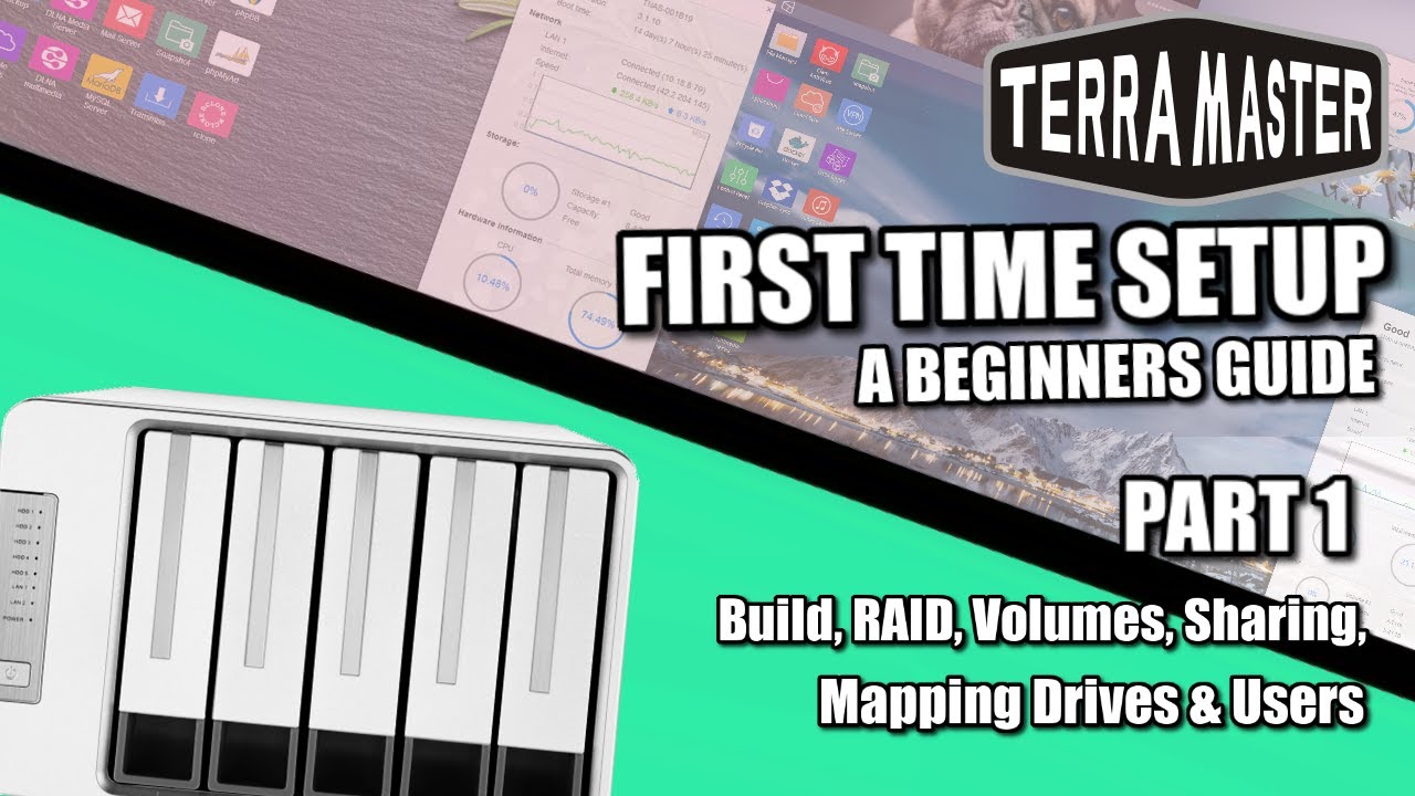 Terramaster NAS Setup Guide 2022 I - Build, RAID, Volumes, Sharing ...