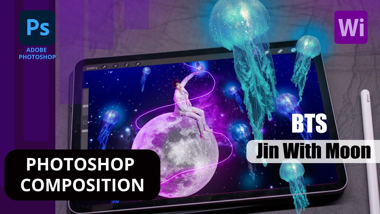 Jin Fantasy Editng / BTS Photoshop Composition /BTS Jin Editing ...