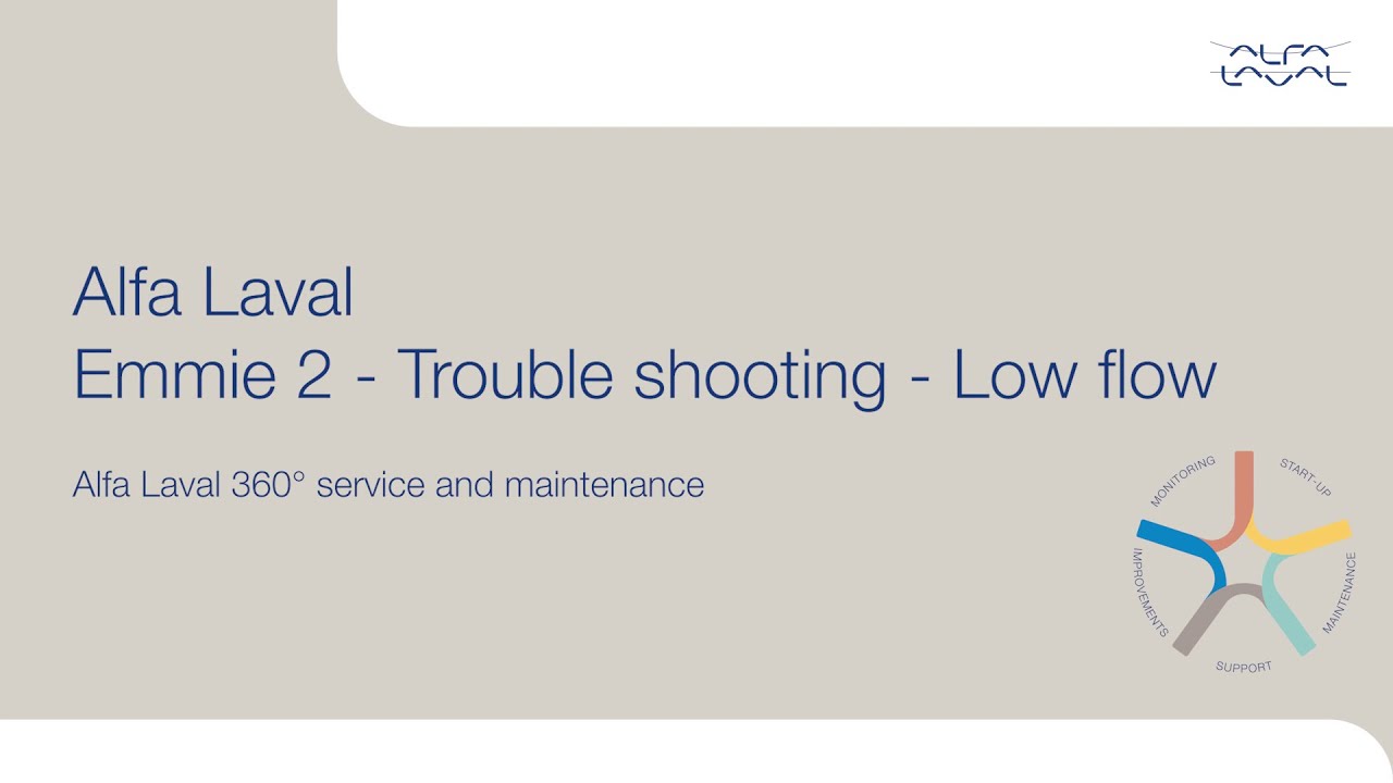 Emmie 2 - Low Flow troubleshooting - YouTube