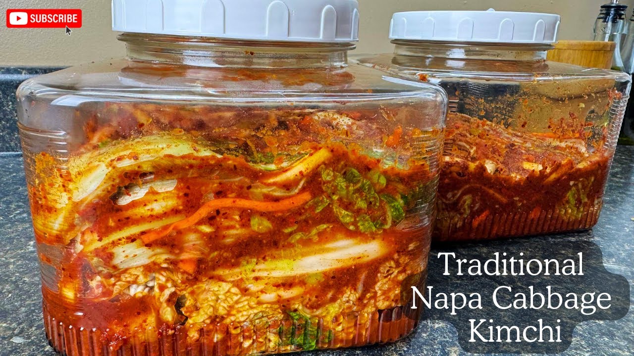 Napa Cabbage Kimchi - The Best Traditional Recipe - YouTube