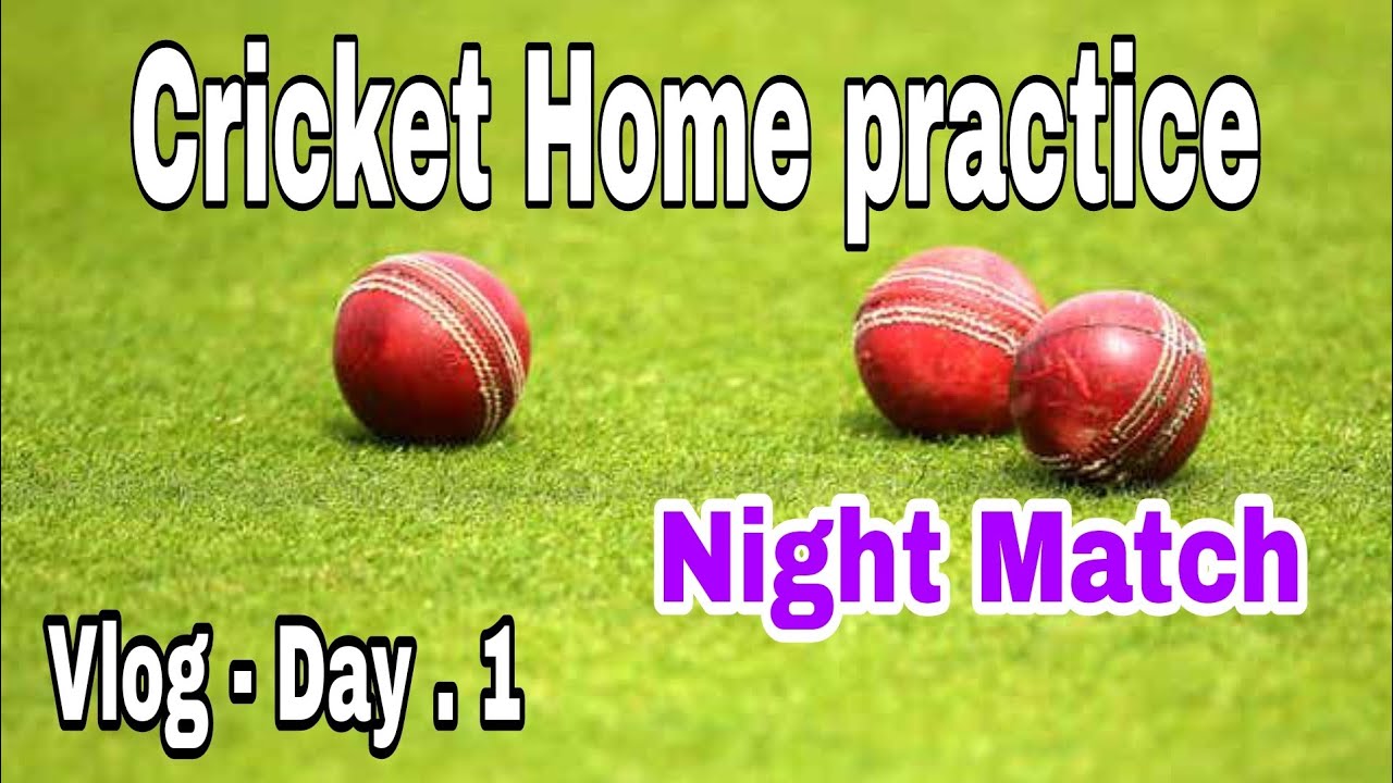 Cricket Practice, At Home. Night Match #skmdgaming #cricket - YouTube