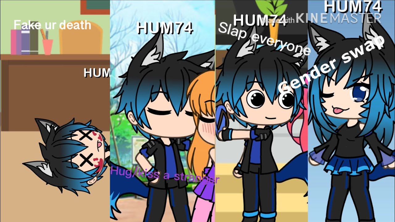 Doing my cousins dares l A.K.A Alex (gacha life) - YouTube