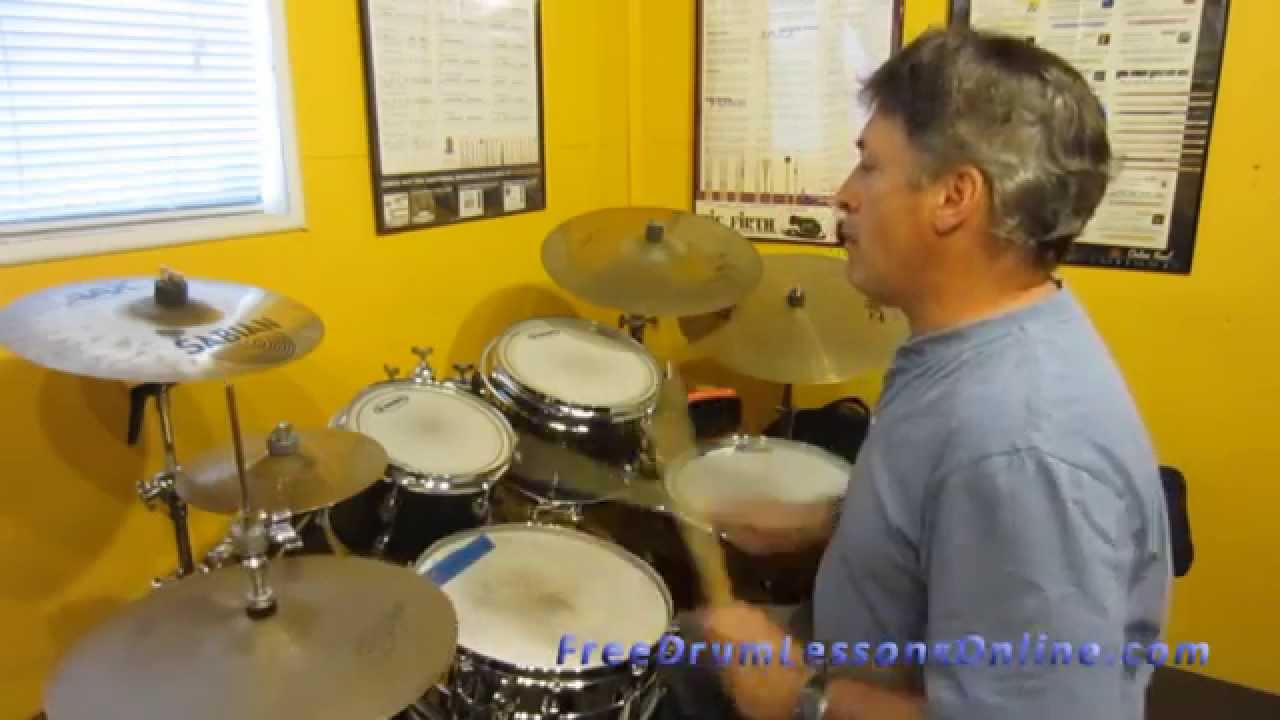 Opening & Close Hi Hat lesson 19 Free Drum Lessons - YouTube