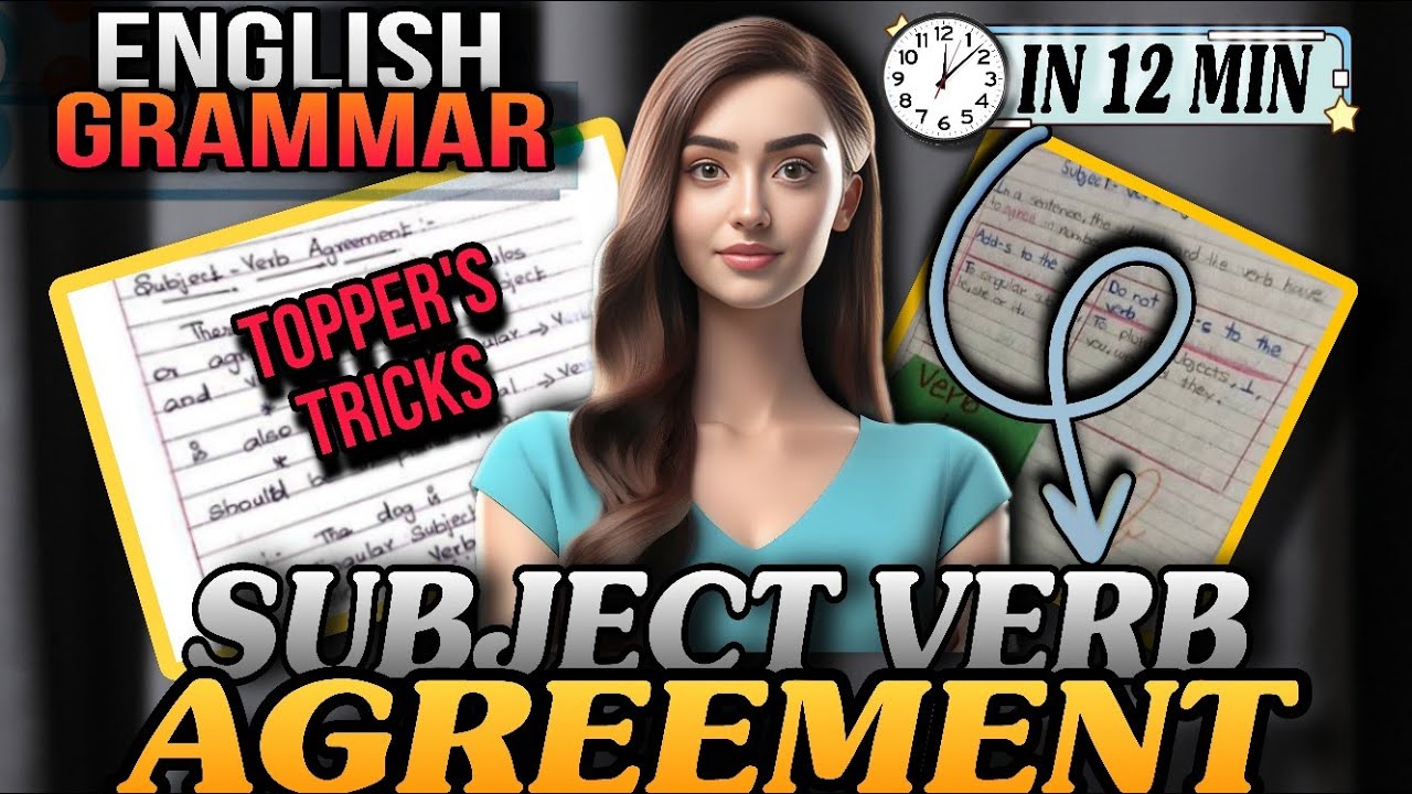 Subject Verb Concord/Agreement 🔥| Tricks/Rules With Examples 😎 | Simple ...