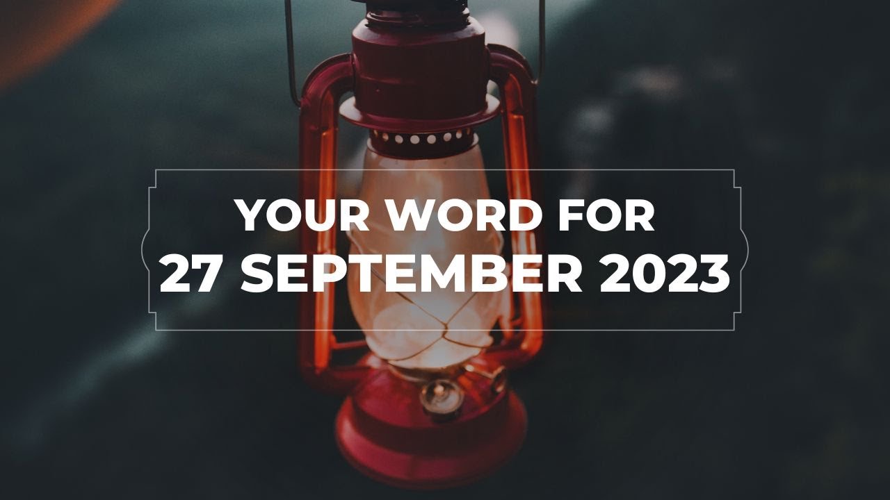 Your word for 27 September 2023 - YouTube
