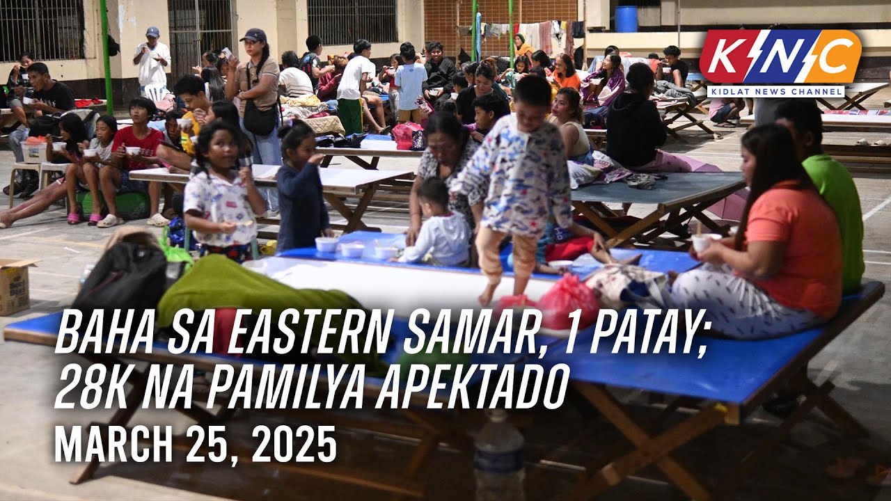 Baha sa Eastern Samar, 1 Patay; 28k na pamilya apektado - YouTube