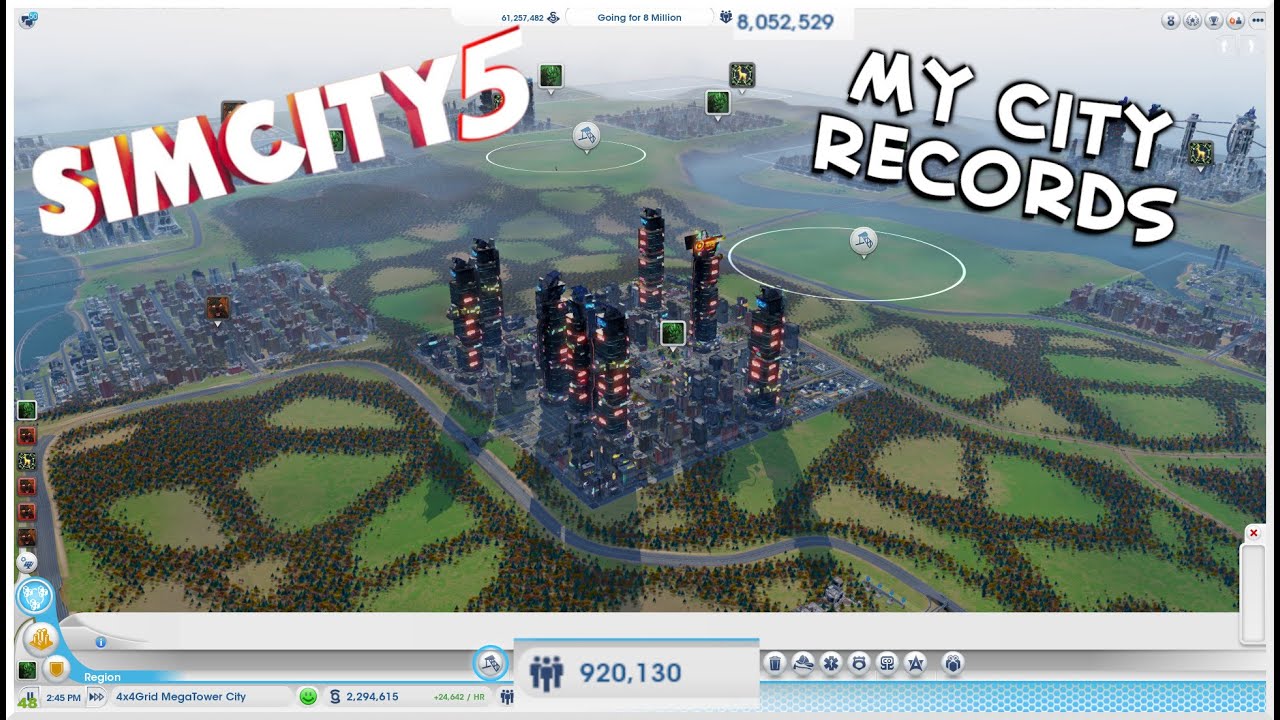 SimCity 5 Highest Population Region EVER! - YouTube