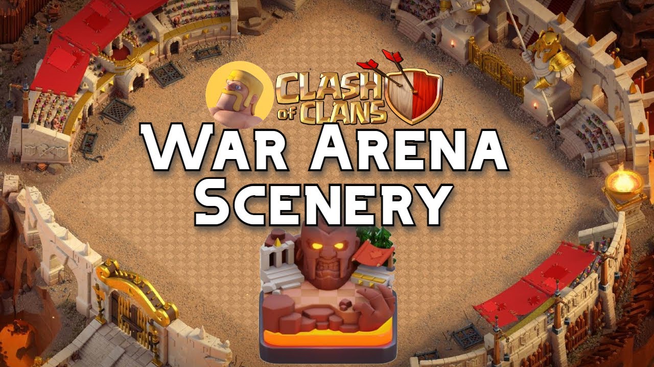 War Arena Scenery - Features and Music [Clash of Clans] - YouTube