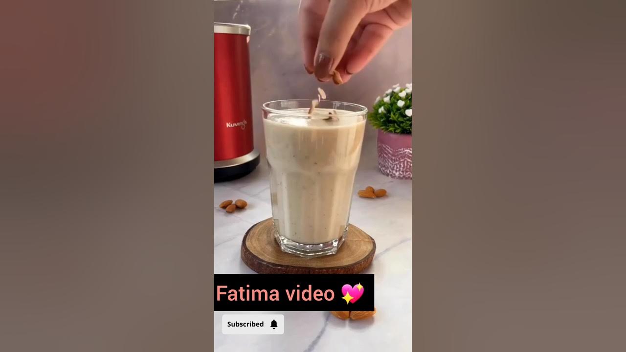 @ Fatima video 💖 # Apple &🍎 Dry Fruits smoothie🧋 - YouTube