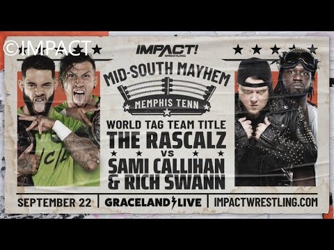 The Rascalz (c) v Swann & Callihan / Impact World Tag Team Title Match ...