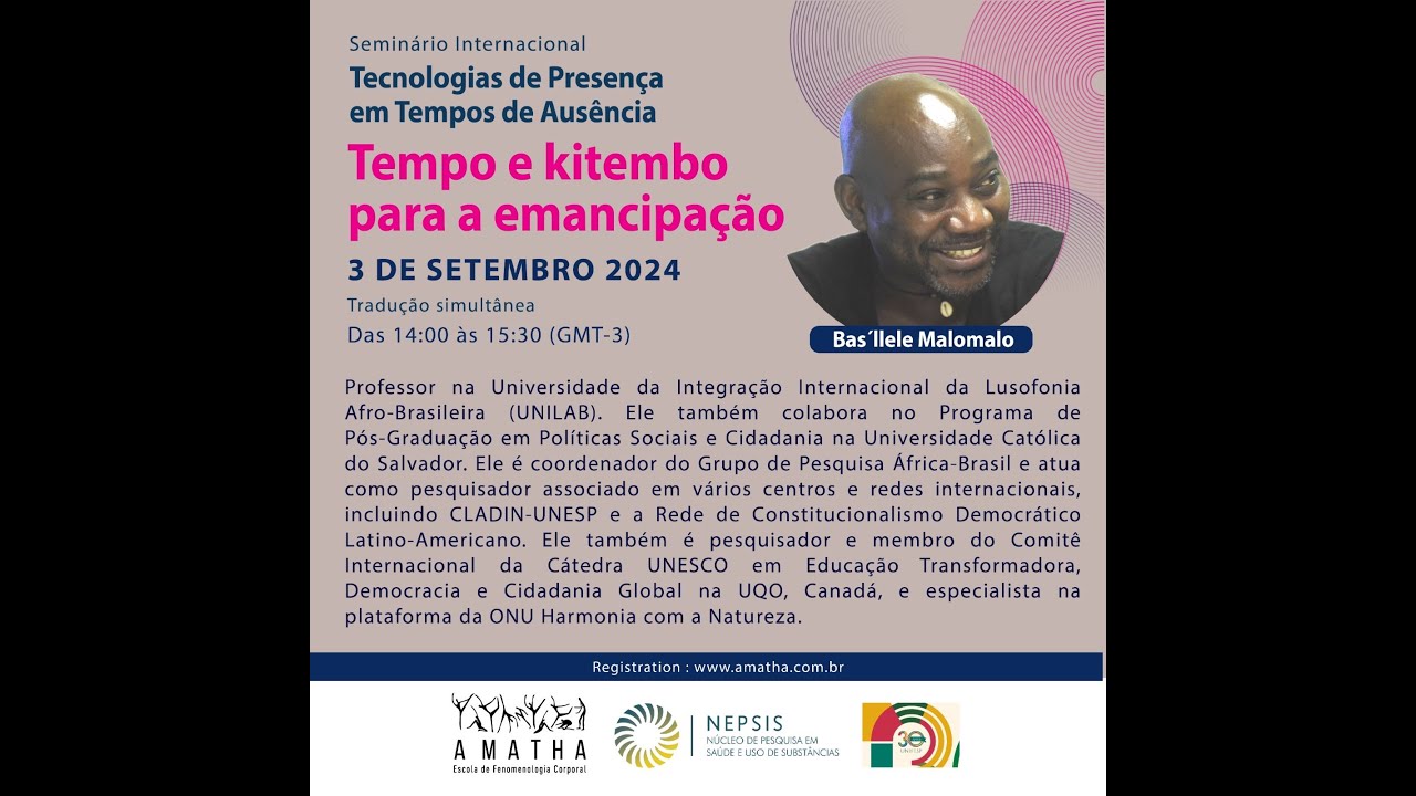 Tecnologias da presença - "Tempo e Kitembo para a emancipação" com Bas ...