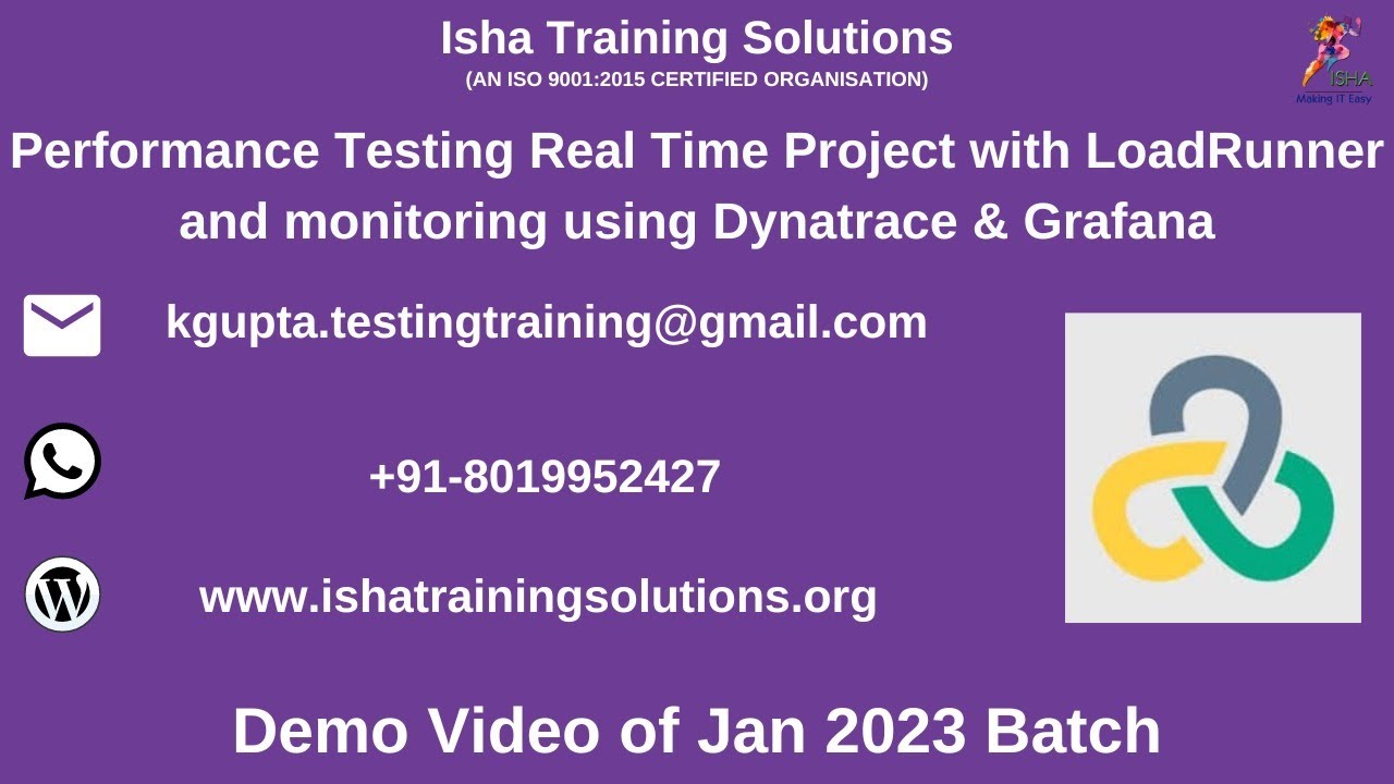 Performance Testing Real Time Project With LoadRunner Demo. Contact us ...