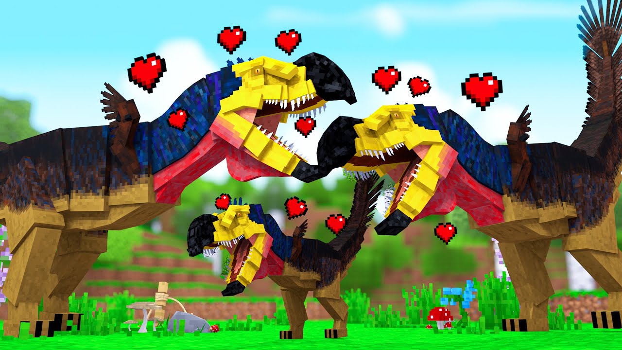 CASAL DE RAPHUS REX !! - Acampamento Jurassic World - YouTube