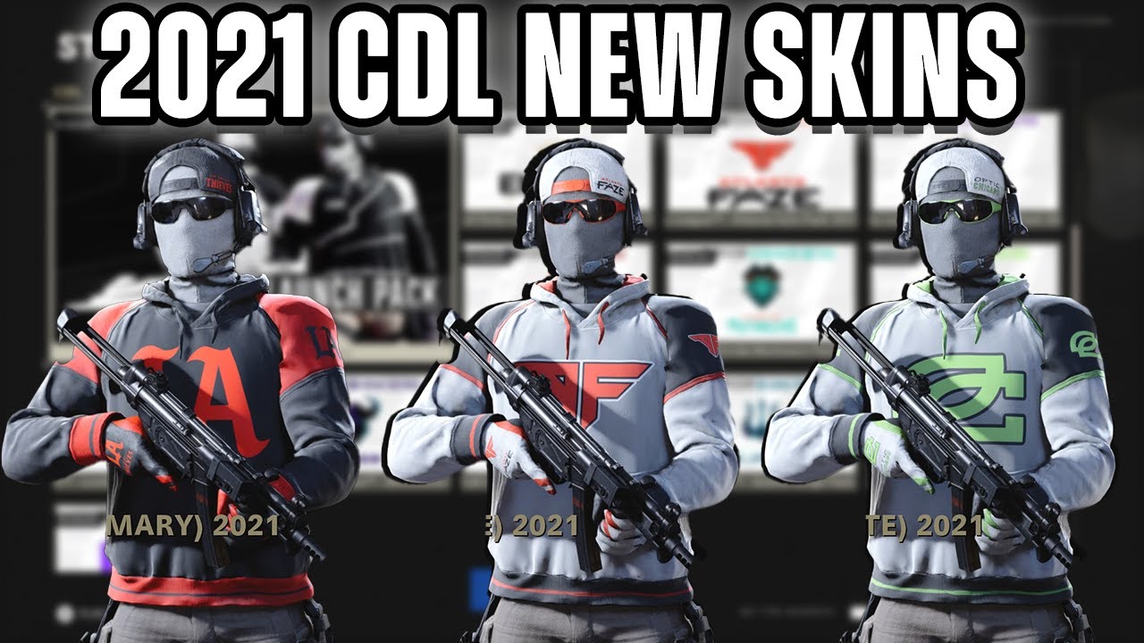 CDL 2021 SKINS | Optic Chicago, LA Thieves, Atlanta FaZe & More | Cold ...