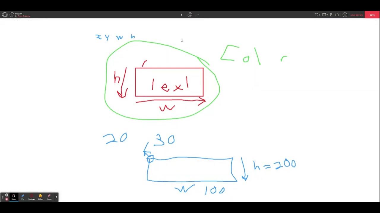 Open Processing - P5js - Button Class - Part 1 - YouTube