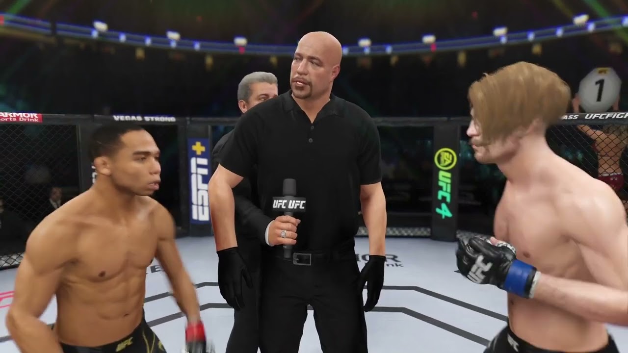 My UFC title fight with Bruce Buffer intro - YouTube