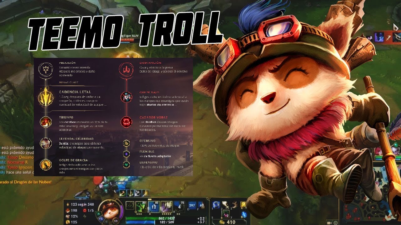 TEEMO 100% TROLL - YouTube