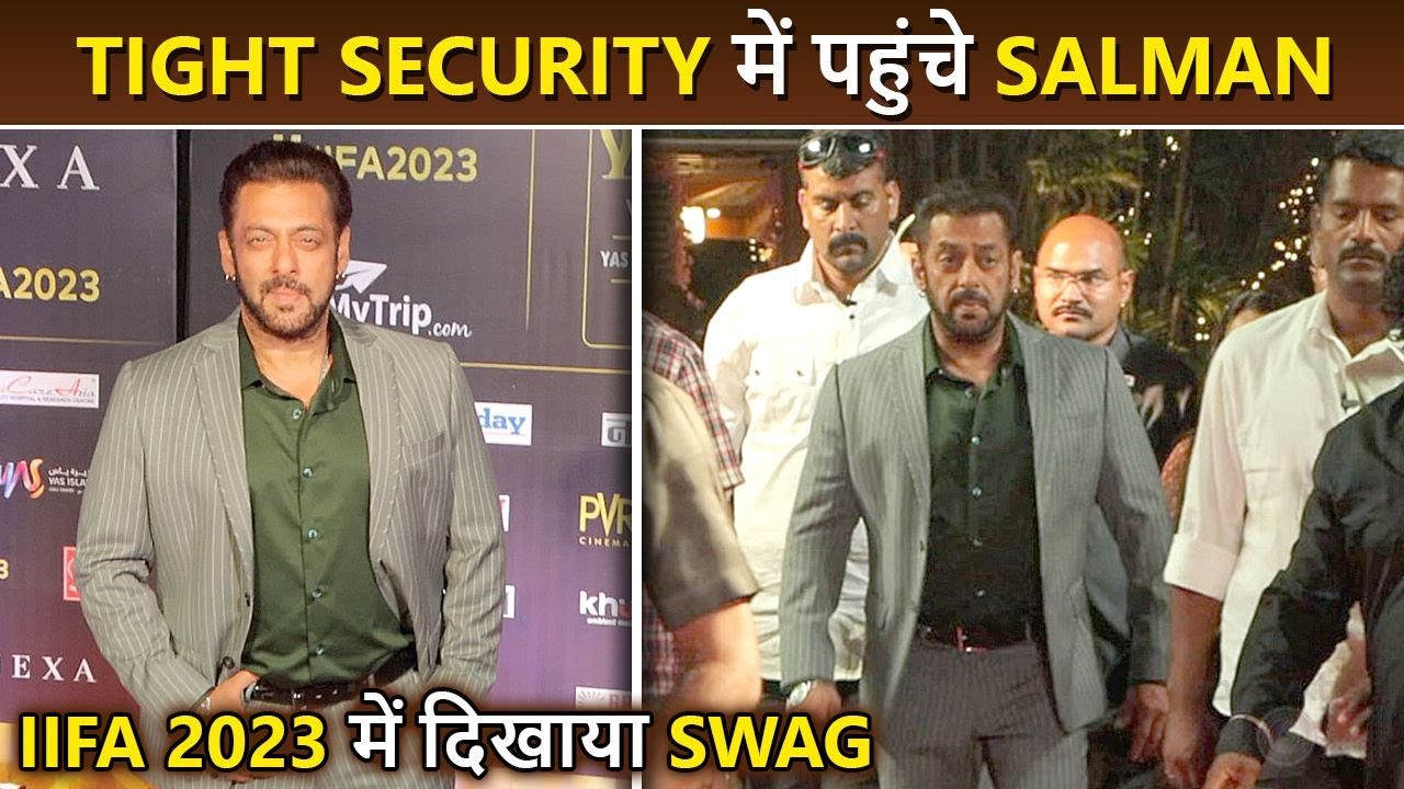 Salman Khan Enters In Swag With High Tight Security At IIFA 2023 Press ...