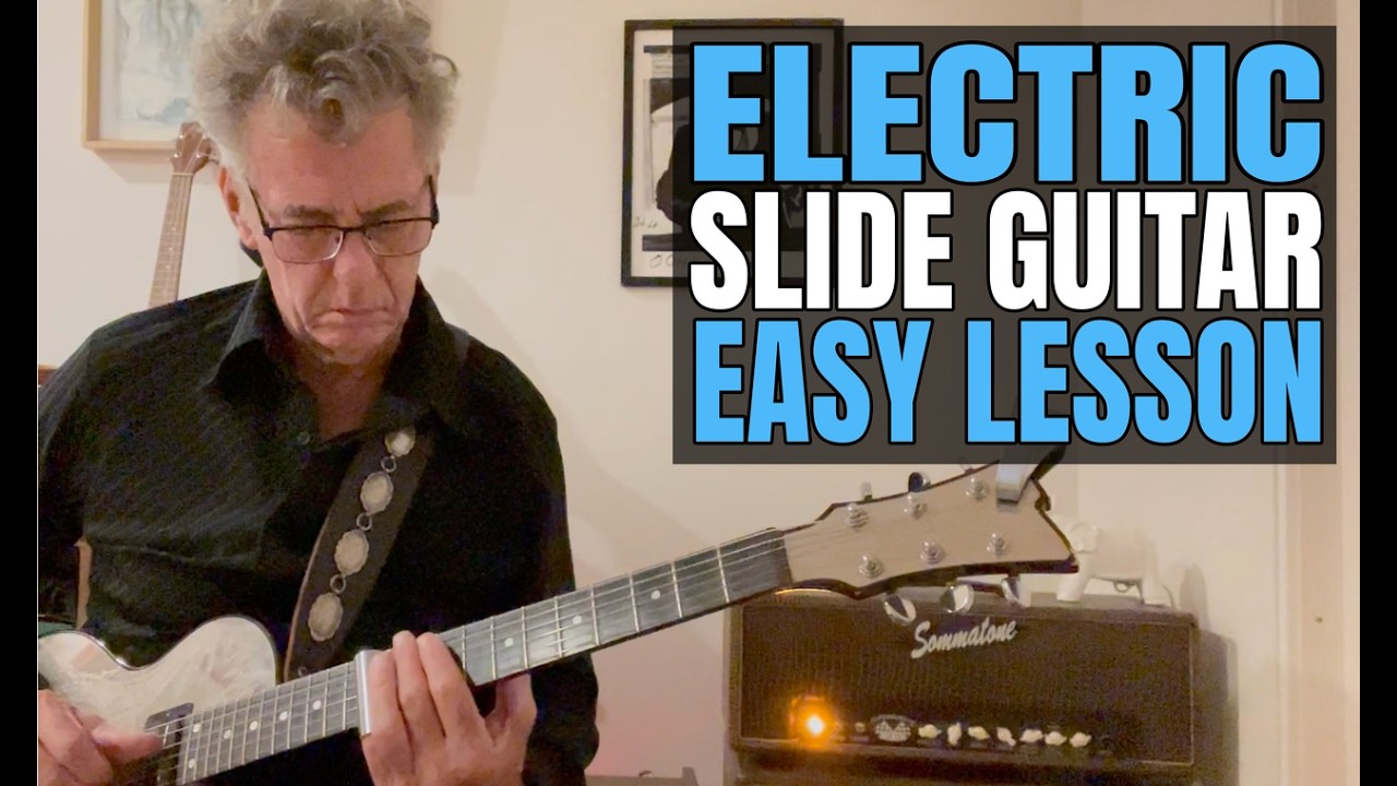 Electric Slide Guitar Lesson with my Trussart Silver Magnolia - YouTube