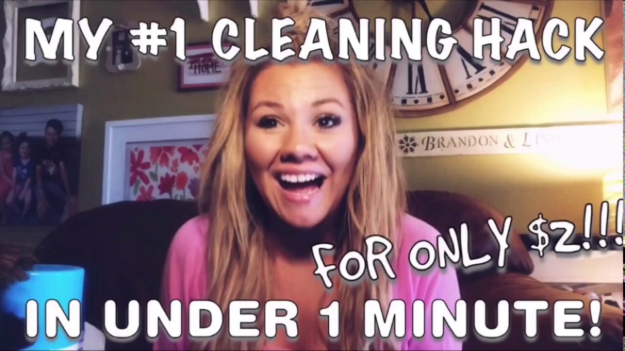 MY #1 CLEANING HACK IN UNDER 1 MINUTE! - YouTube