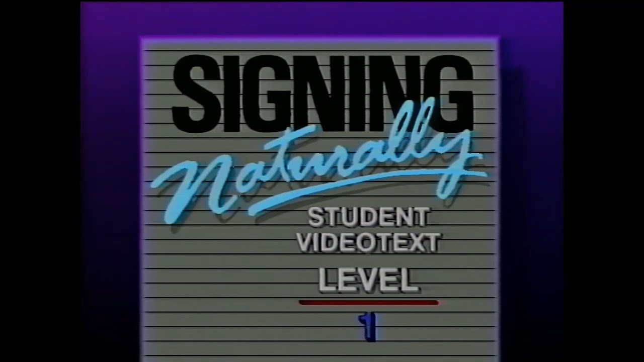 Signing Naturally (Level 1) - YouTube