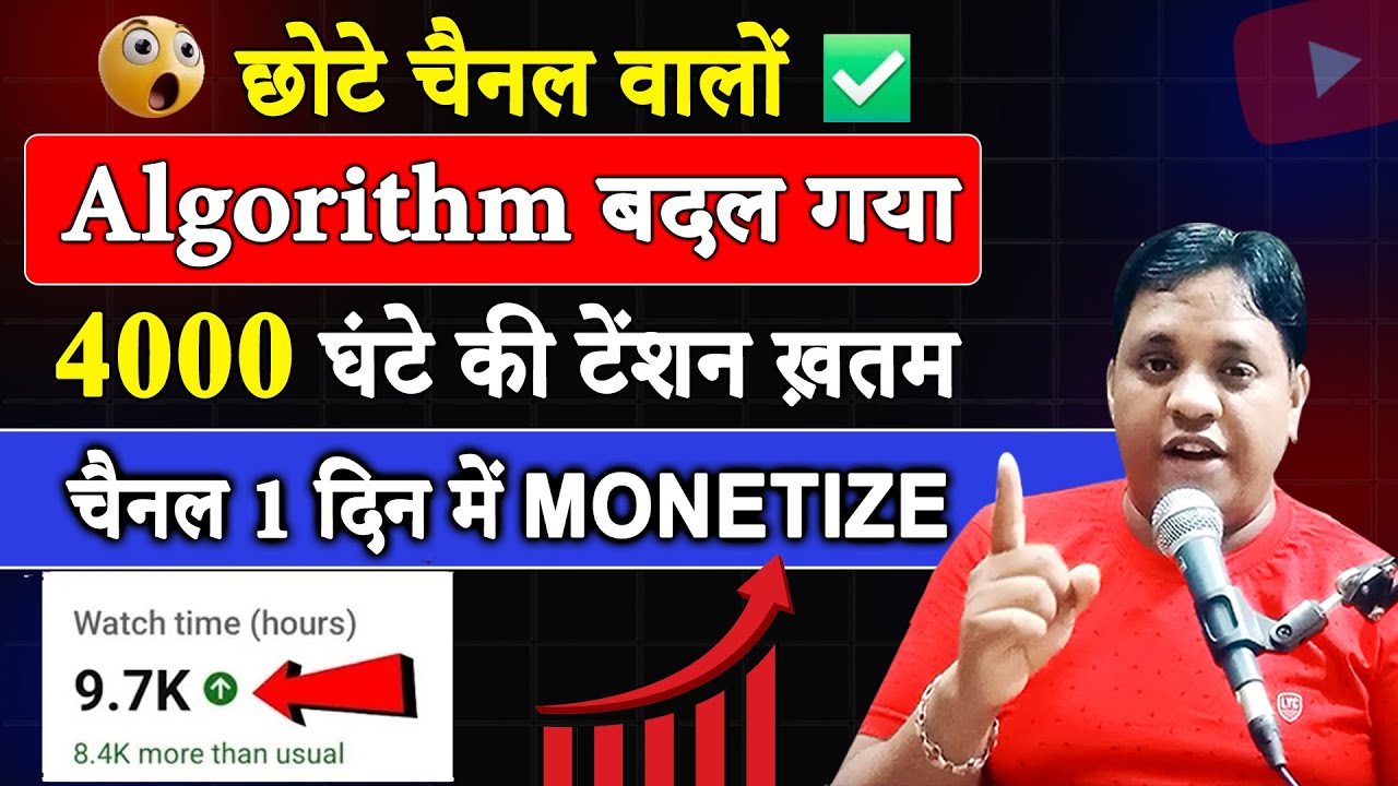 📈YouTube Monetization Made Easy: Algorithm Change | Monetize Your Channel Fastly - YouTube
