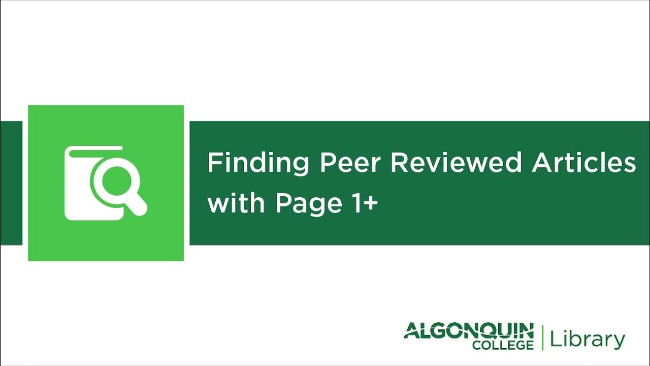 Finding Peer Reviewed Articles With Page 1 YouTube finding-peer-reviewed-articles-with-page-1-youtube