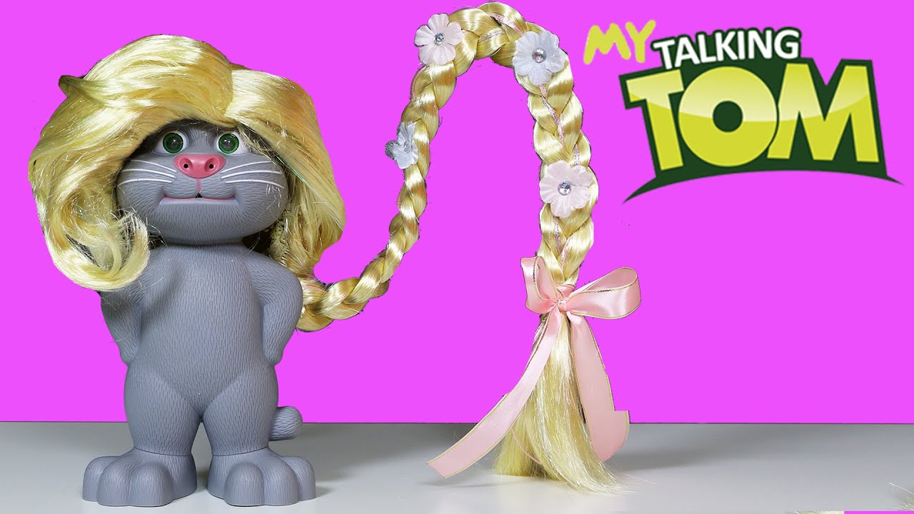 Talking Tom ve Talking Angela | Rapunzel | Frozen Karlar ülkesi Kraliçe ...
