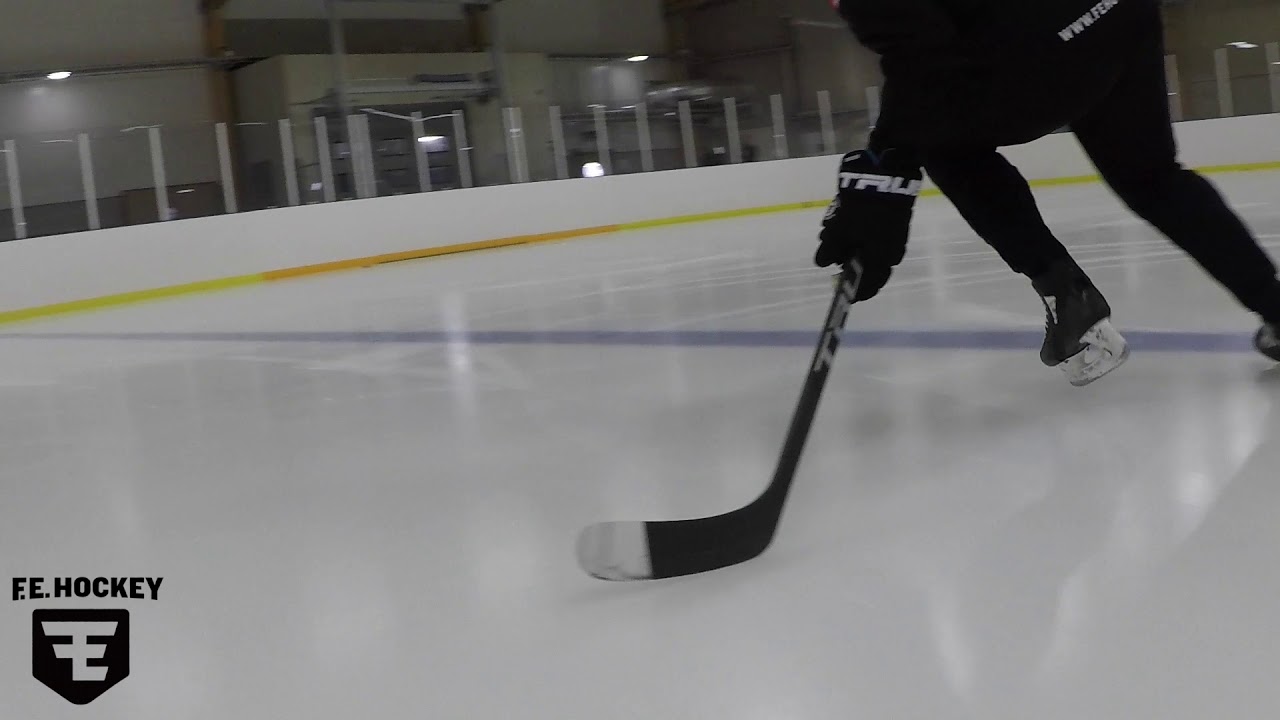 Hockey/Power skating, forwards cross-overs with ankle flexion - F.E ...