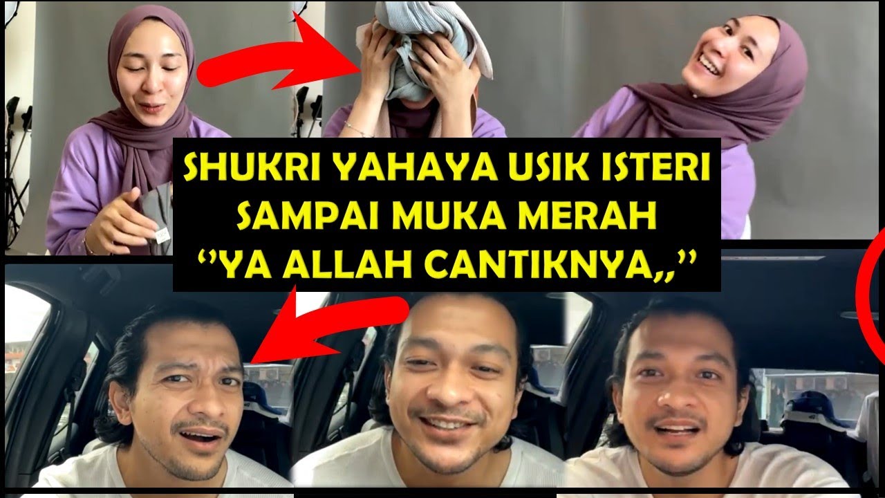 ''YA ALLAH CANTIKNYA..'' SHUKRI YAHAYA USIK ISTERI SAMPAI MUKA MERAH ...