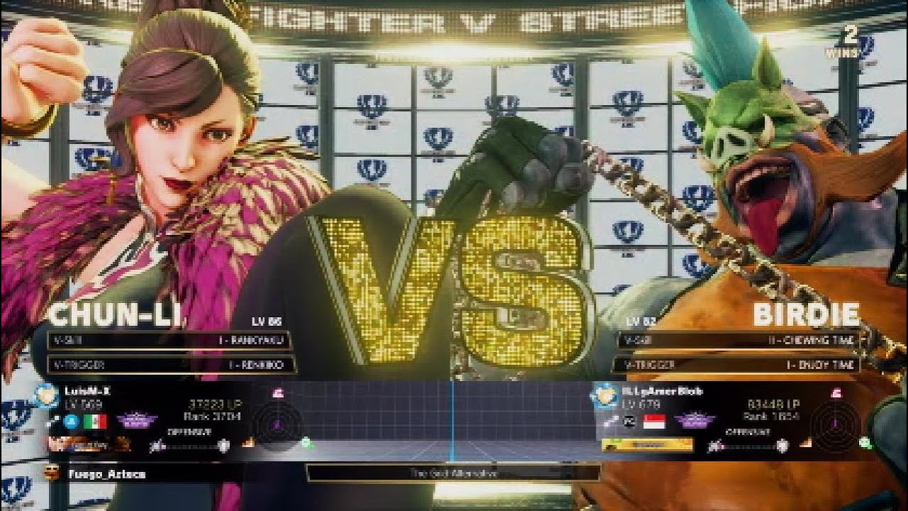 LuisM-X (Chun Li) vs ILLgAmerBlob (Birdie) - YouTube