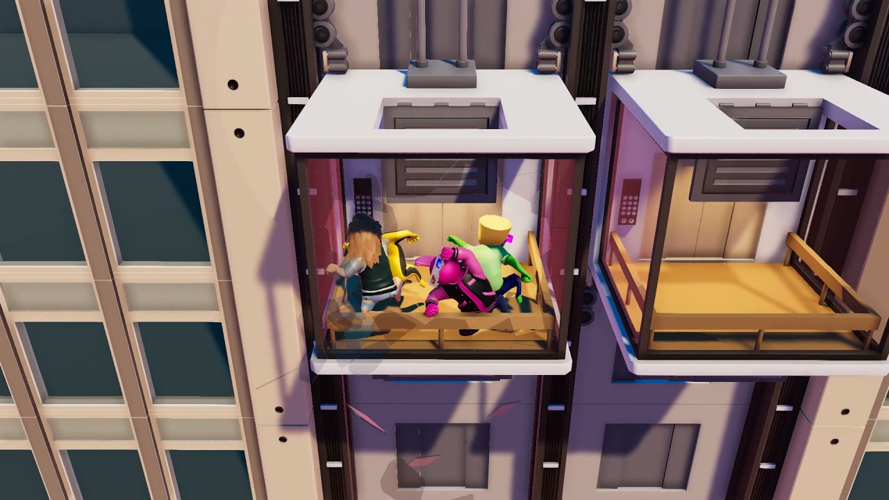 Gang Beasts - serabut lift fight - YouTube