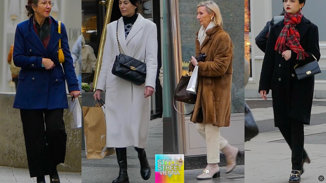 HOW TO DRESS ELEGANT IN WINTER- STREET STYLE VIENNA ,winter 2024 - YouTube