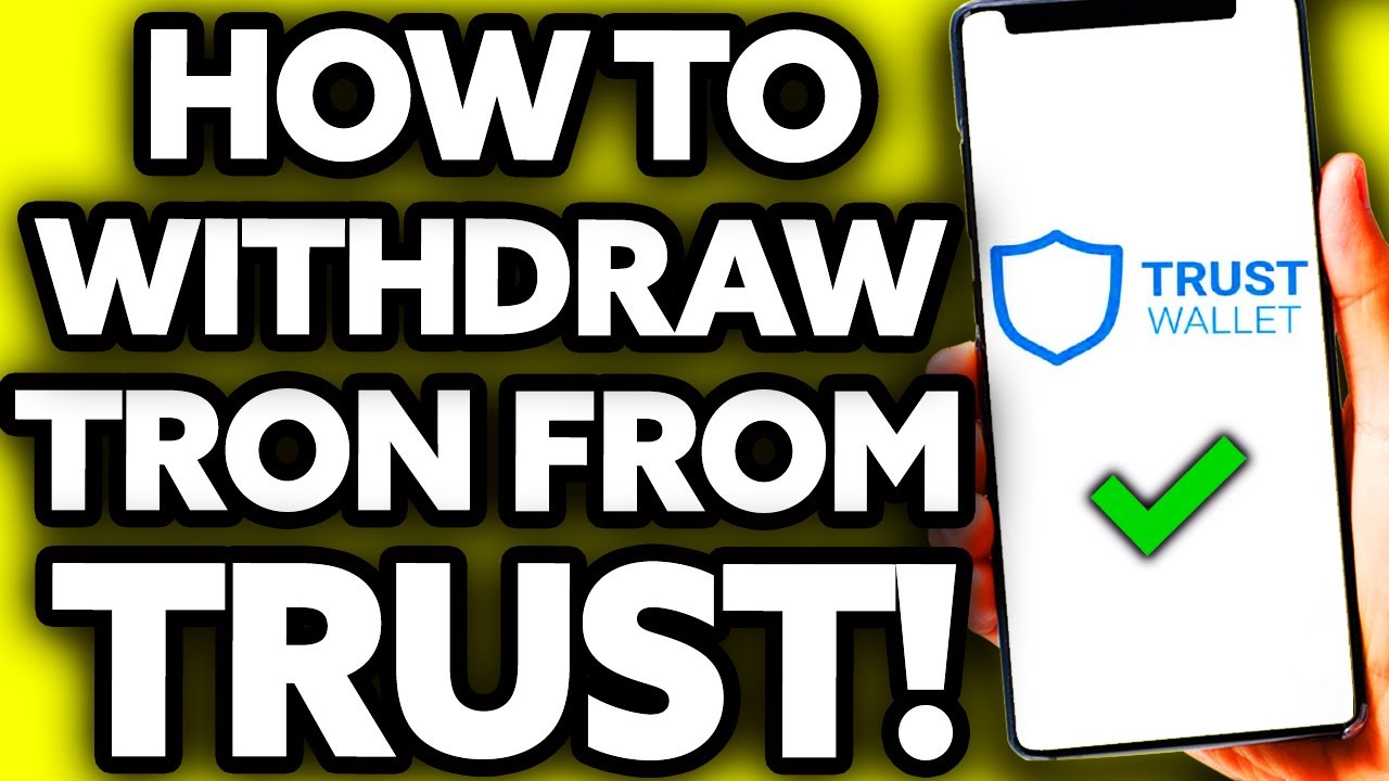 How To Withdraw TRON (TRX) from Trust Wallet [EASY!] - YouTube