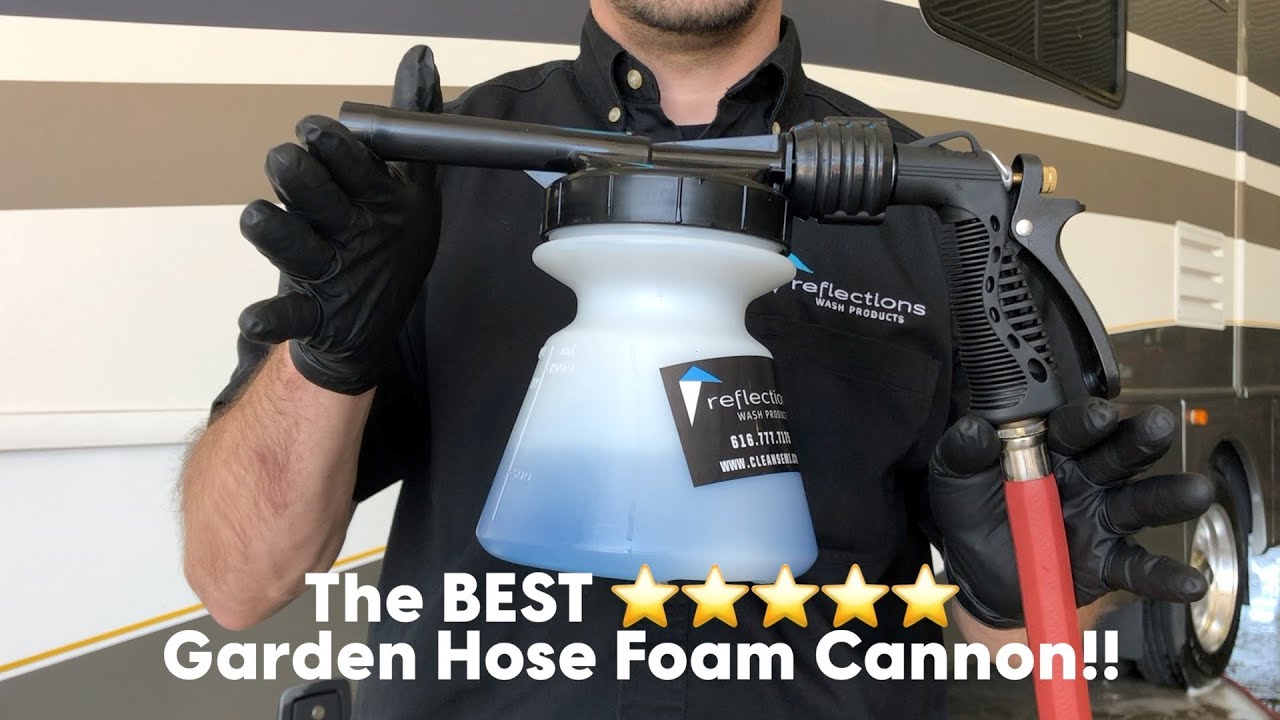 The Best Garden Hose Foam Gun 2021! Easy To Use! THICK FOAM!! - YouTube
