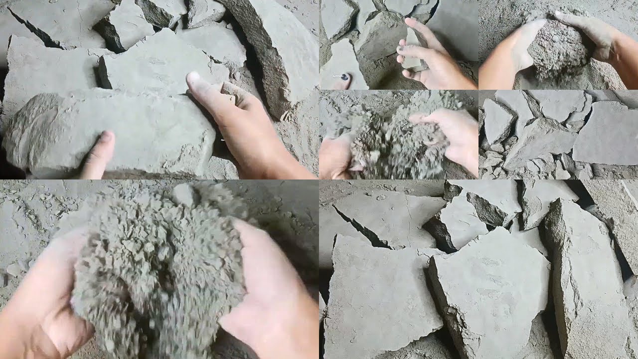 Floor Crumbling Week Part #05💕Pure Fresh Cement Crumbling On Floor ...