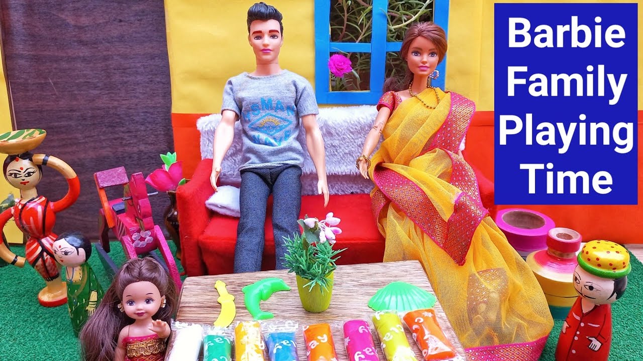 Barbie All Day Routine | Evening Routine & play with toys | Barbie ...