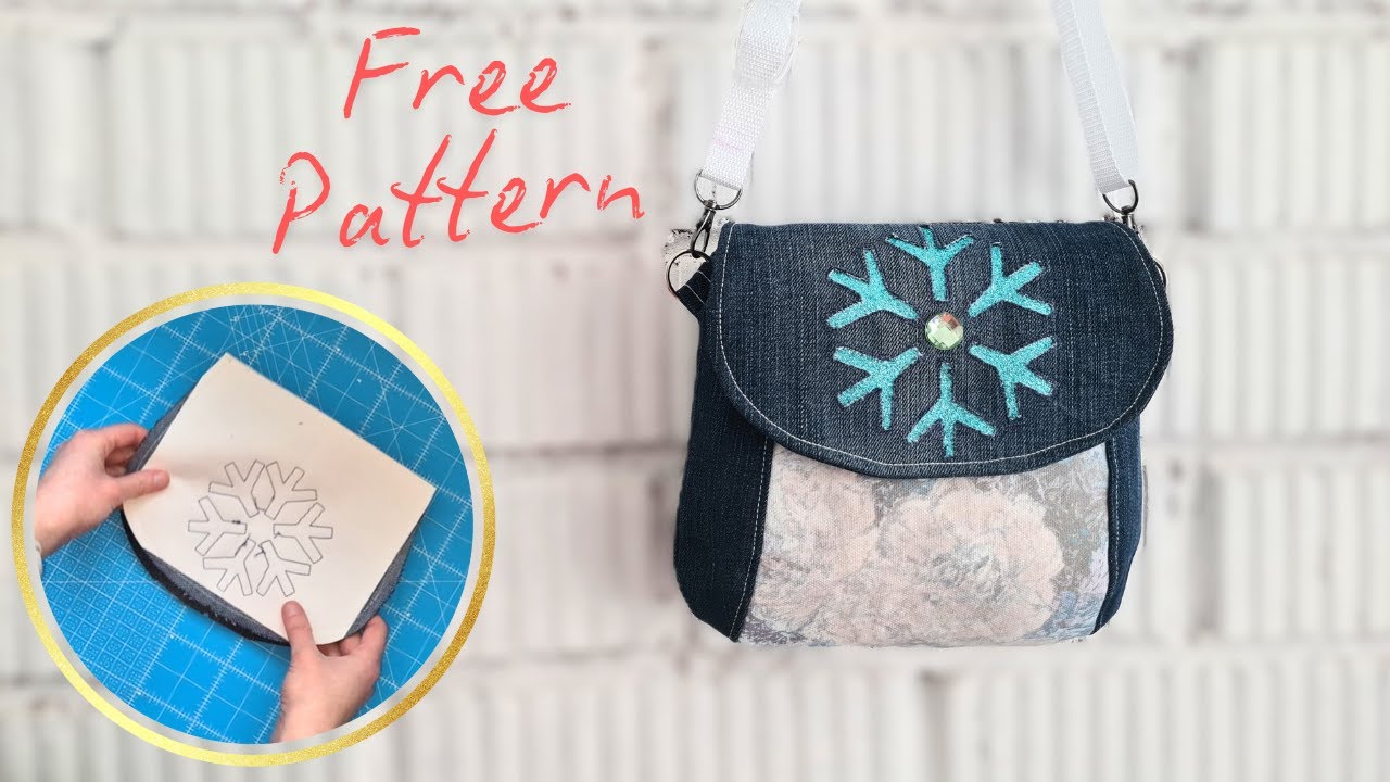 DIY Crossbody/Shoulder Purse – Free PDF Sewing Pattern - YouTube