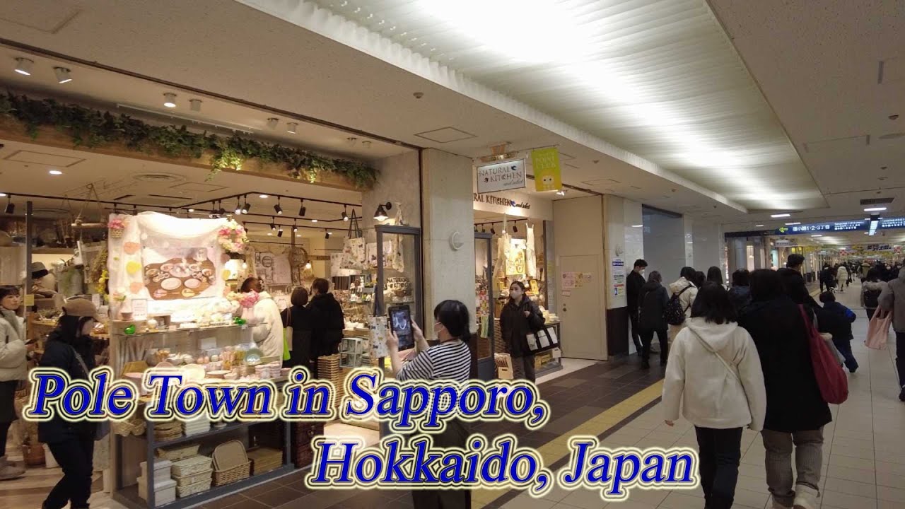 Walking in Hokkaido, Japan. Pole Town in Sapporo. ORANGE ua - YouTube