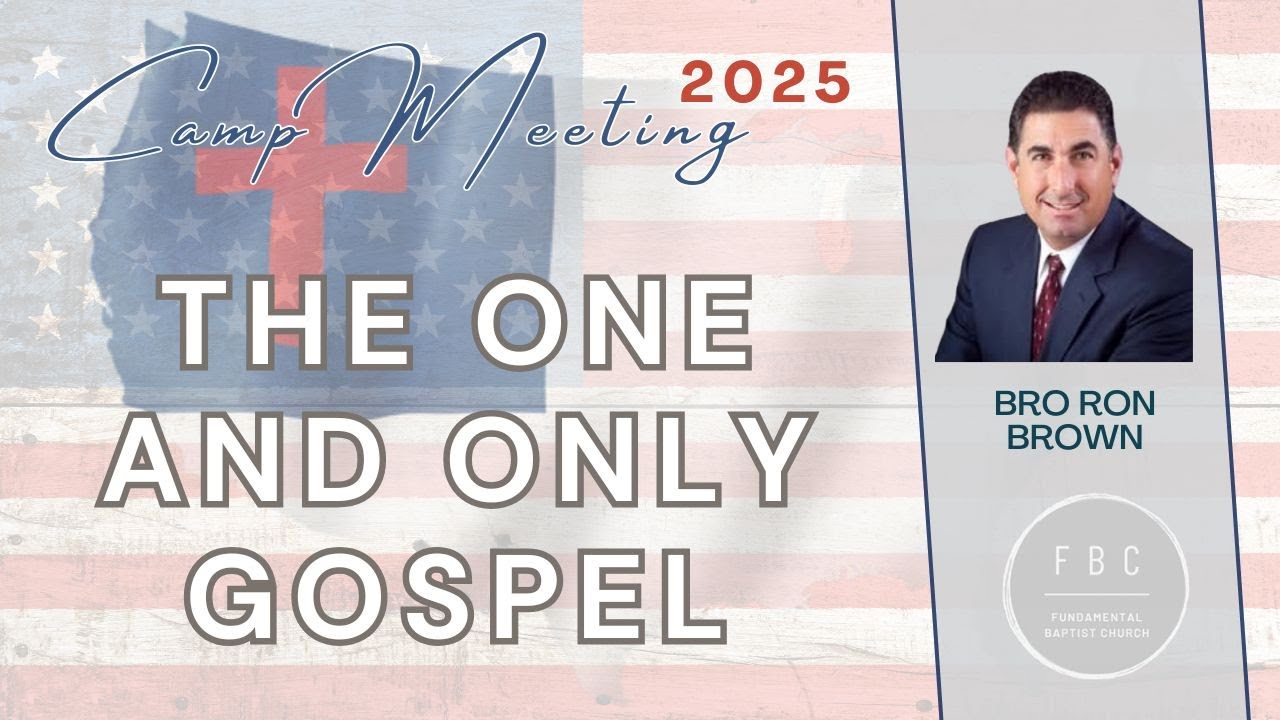 The One And Only Gospel - Ron Brown Preaching - YouTube