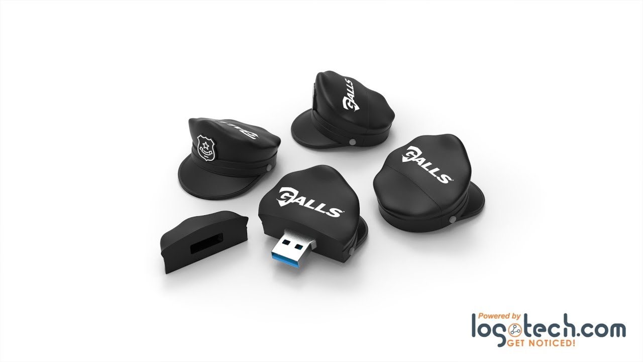 Police Hat USB Flash Drive - YouTube