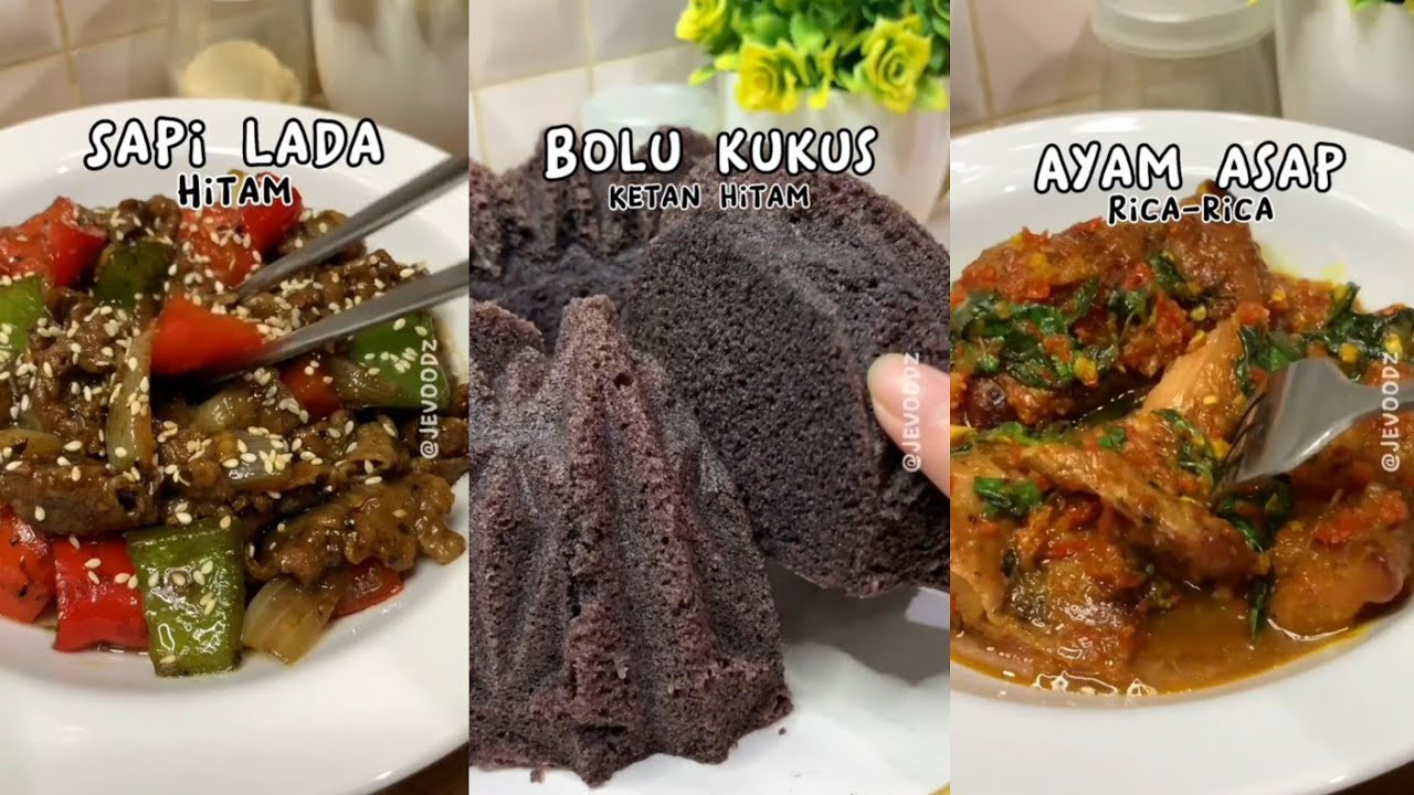 Makanan Viral - Sapi Lada Hitam | Bolu Kukus | Ayam Asap Rica Rica ...