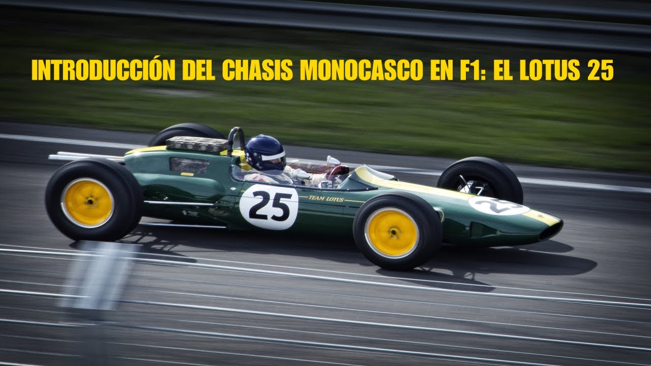 Chasis monocasco en F1: Lotus 25 🏎️📝🤔 - YouTube
